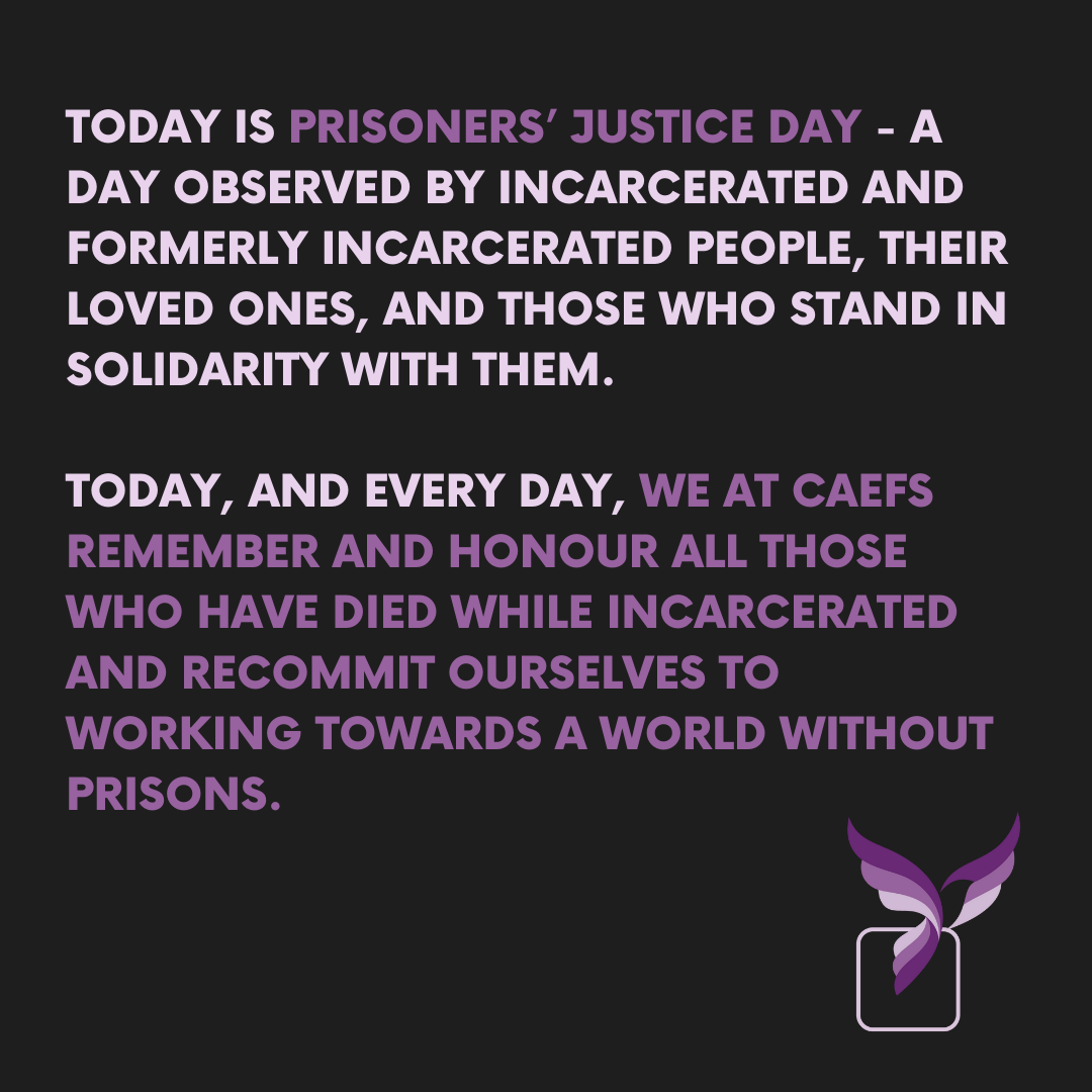 Prisoner Justice Day 2021 - CAEFS
